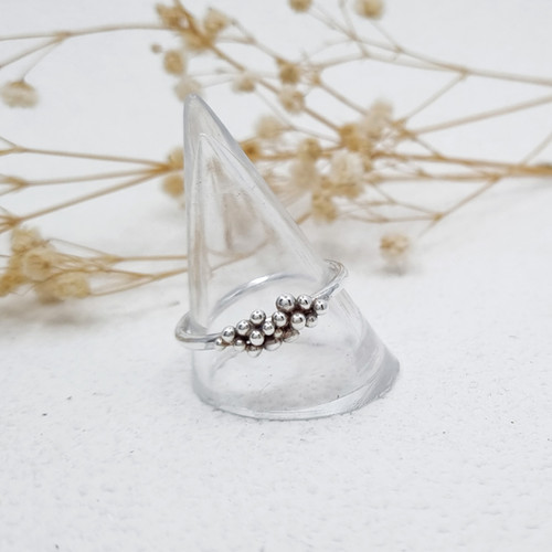 Bubble Cluster Stacker Ring | Mooi Jewellery