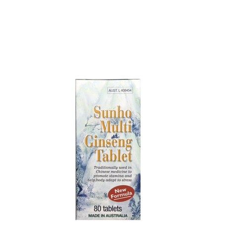 SUNHO MULTI GINSENG TABLET 80 tablets | Champ Firm Trading