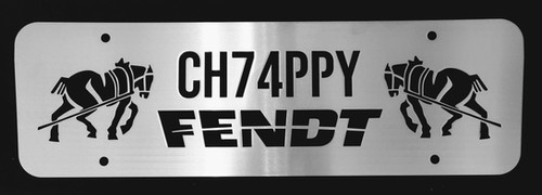 Custom Front Tractor Plate | mkhagri.com