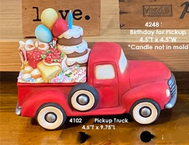 4102 Vintage Pick Up Truck | Top Notch Ceramics