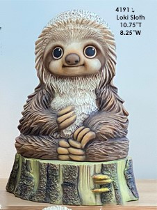Loki Sloth Sitting up | Top Notch Ceramics