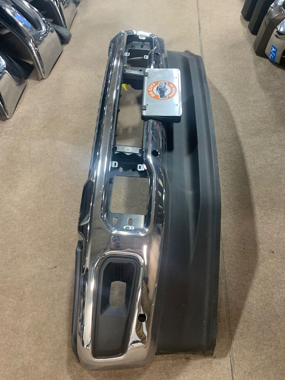 2023 2024 Ford f250 f350 super duty front bumper chrome with sensor and ...