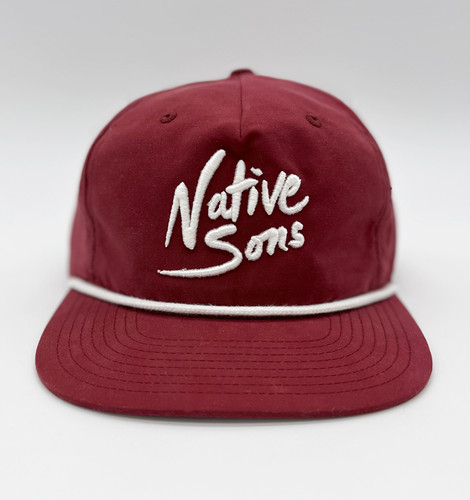 Native Sons - Retro Script Rope Hat | Native Sons