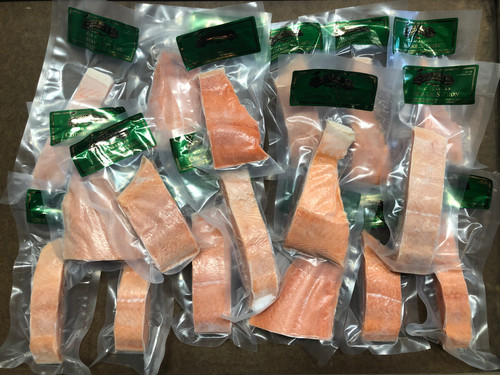 Alaskan King (Chinook) Salmon Fillets Family Box | Coal Point Seafood