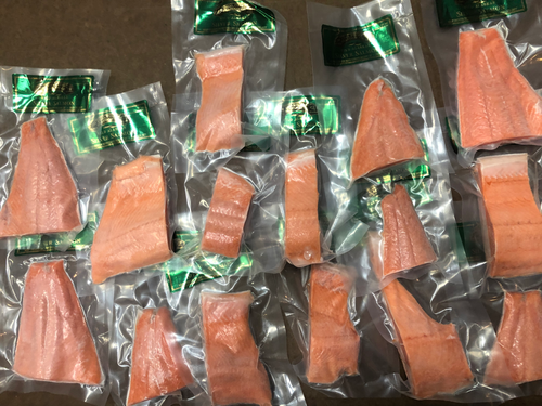 Alaskan Silver (Coho) Salmon Fillets Family Box | Coal Point Seafood