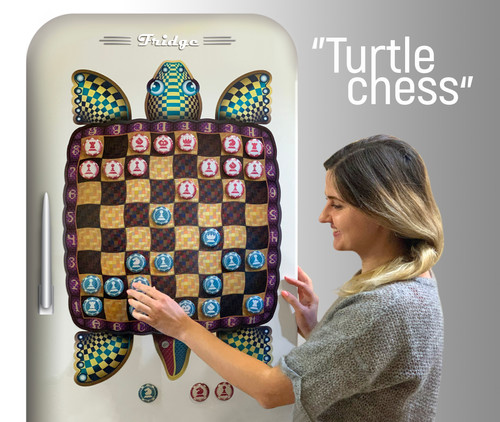 «TURTLE CHESS» magnetic chess set | ARTBUZ