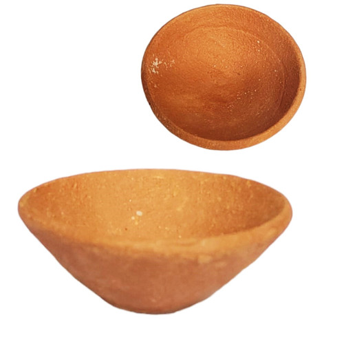 Terracotta Diyas | Simple Diwaniya | Set of 12 Pcs | Shuddh Bharat