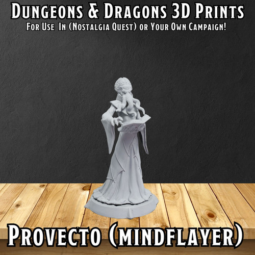 Provecto (Mindflayer) Miniature 3D Model (Dungeons & Dragons ...