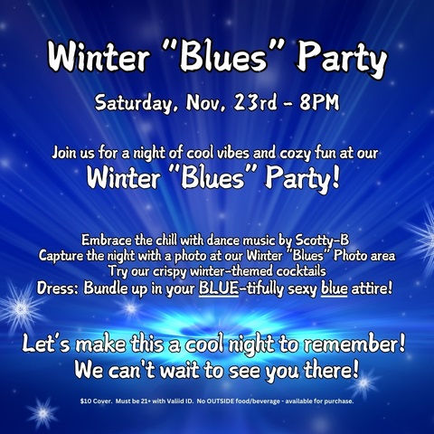 Winter "BLUES" Party | Club 90