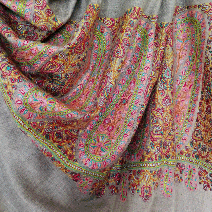 Kashmir / Ladakh Pashmina Shawl, Stole, Scarf 全手高山毛頸巾