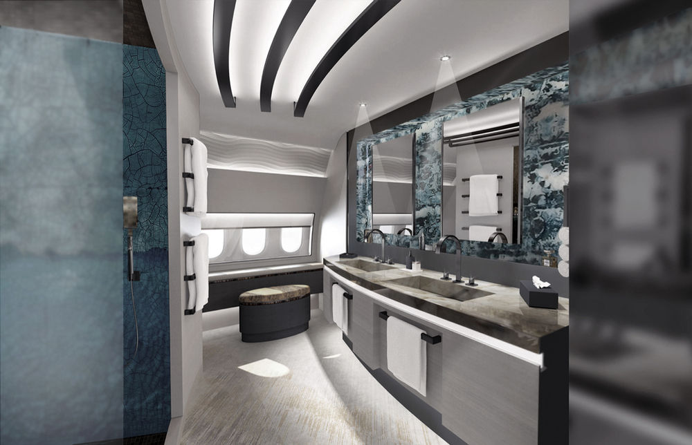 The luxurious world of private jet interiors
