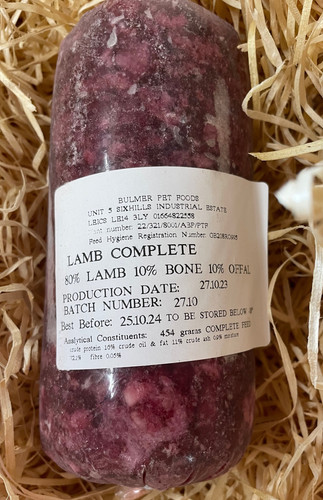 Lamb Complete 80/10/10 454g | Diamond Raw Food