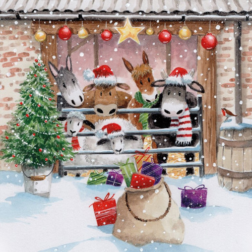 TSA08 Christmas Stable | charitycardsonline