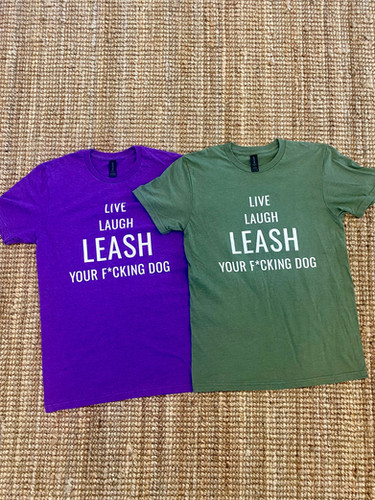 Live, Laugh, LEASH UnisexTee | hugabull