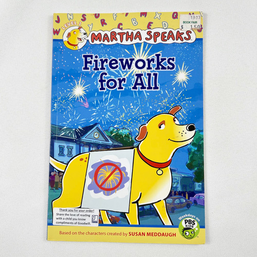 (Level 1) Martha Speaks, Fireworks For All | The Attic Bookstore