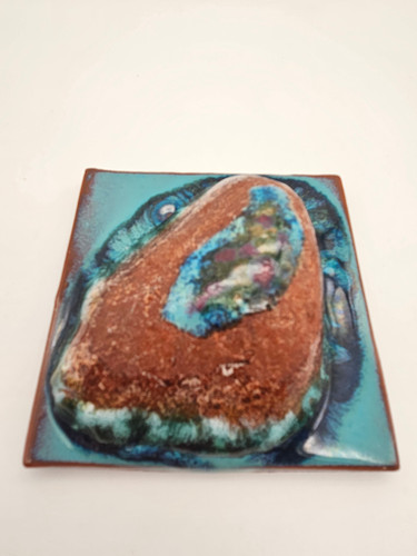 Glazed Rock Sculpture | Apple Baker