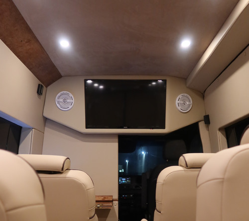 32” Television Bulkhead for Mercedes Sprinter Vans (2020-2024) | Van Sharks