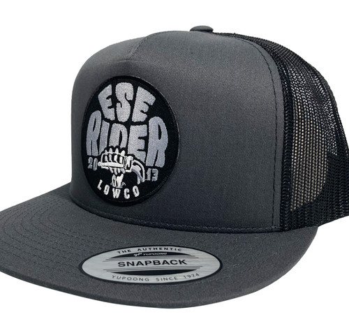 Ese Rider Charcoal Gray Trucker Hat | lowco