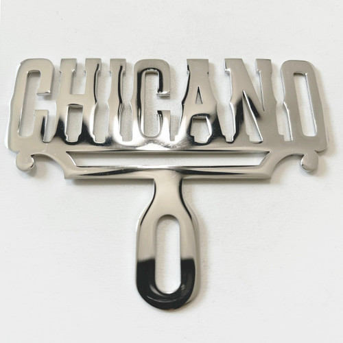 'Vicla Motorcycle License Plate Toppers - Chicano Style Topper'
