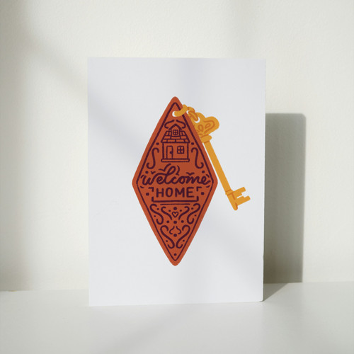 Welcome Home House Warming A6 Card | Mysite