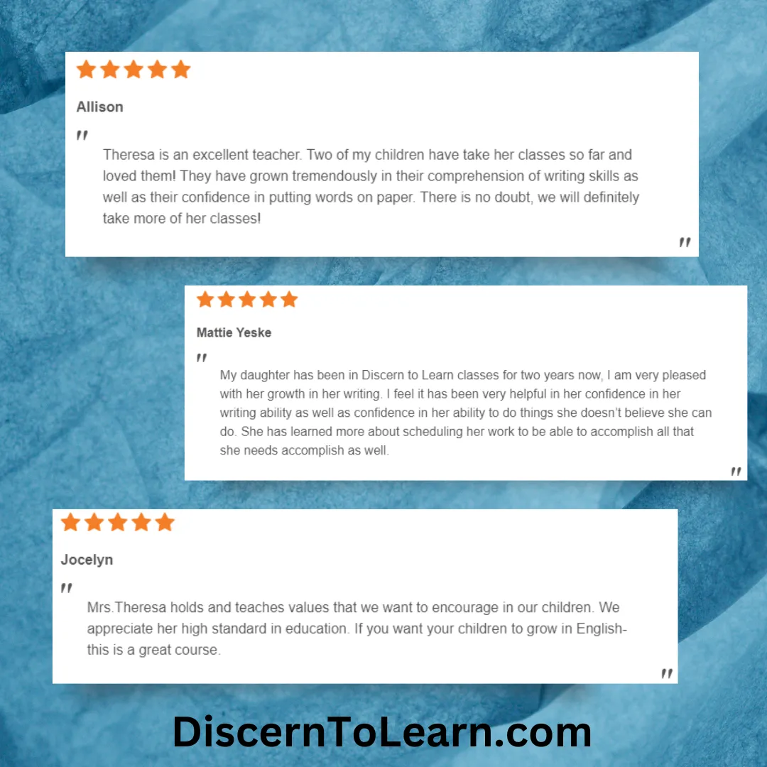 Discern To Learn | homeschool language arts