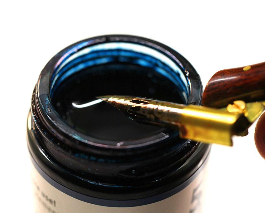 Wunschbriefes Tintentest - Wasserfeste Super5 Tinten