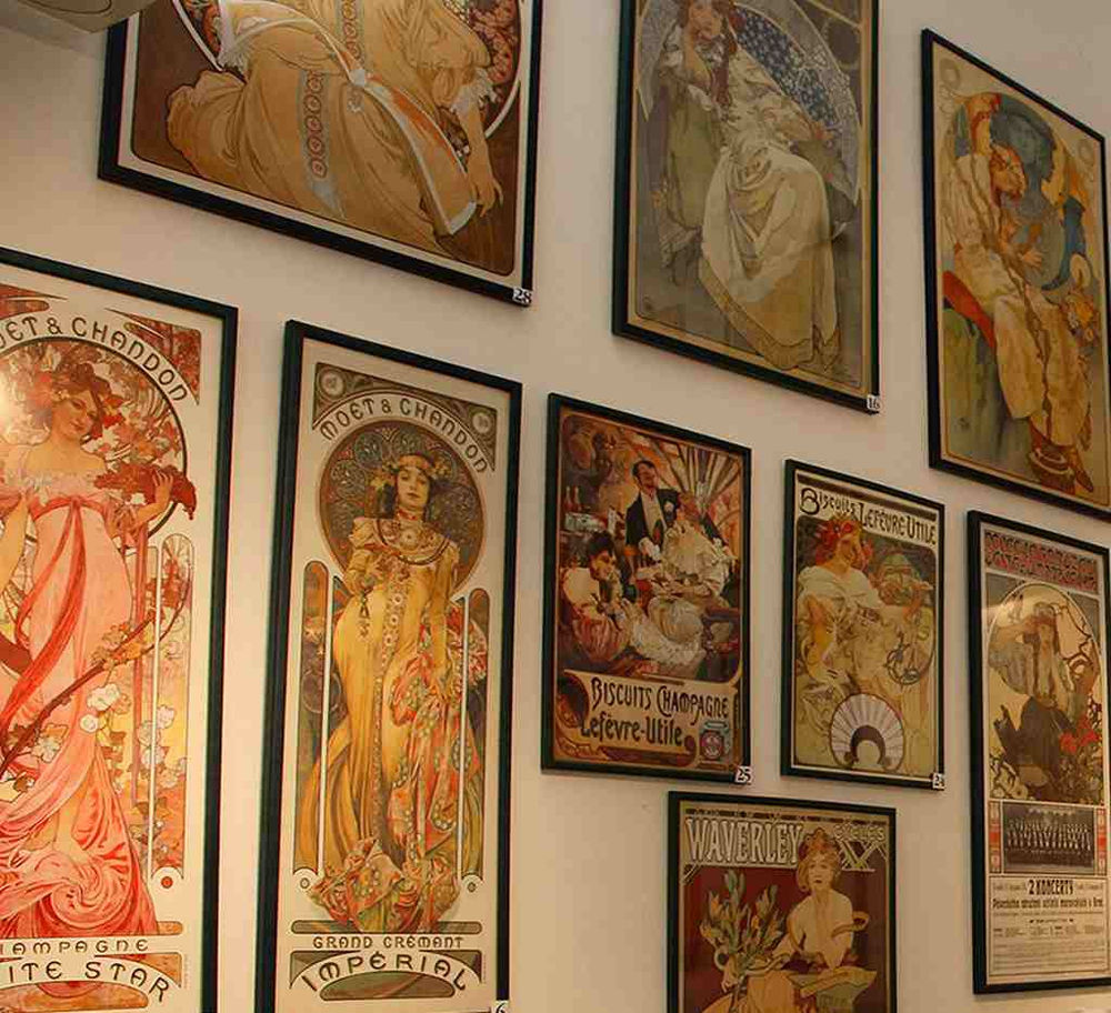 Prag, ein Paradies für Liebhaber der Jugendstil-Schrift und Bauten