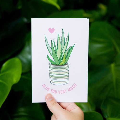 Aloe You Very Much Card | succulentnative