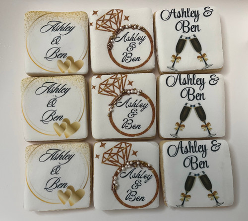 Custom printed cookies | icedbygoldie