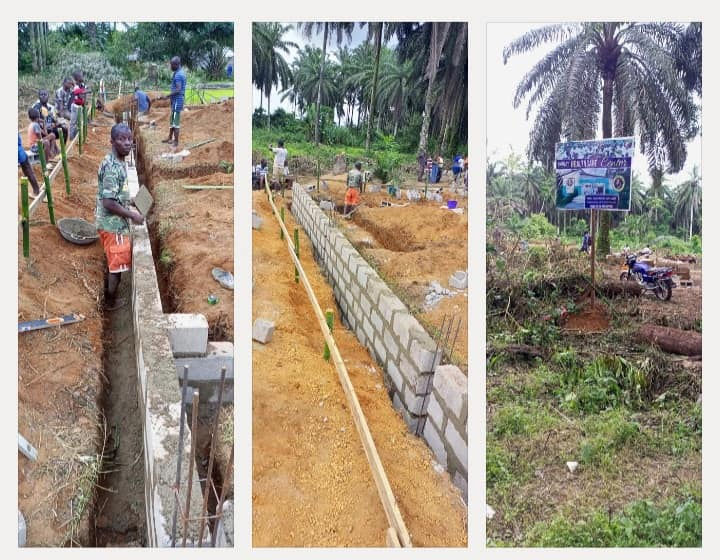 Foya District, Lofa County breaks ground for a Primary Healthcare Center