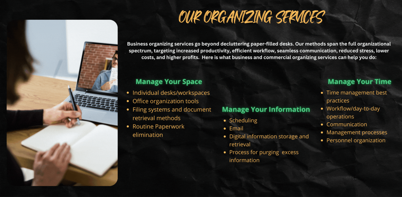 Professional Organizing Service | Gold Star Admin