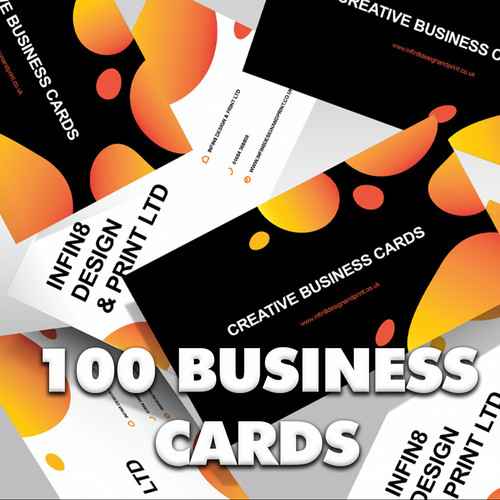 100 Business Cards | Infin8 Design & Print