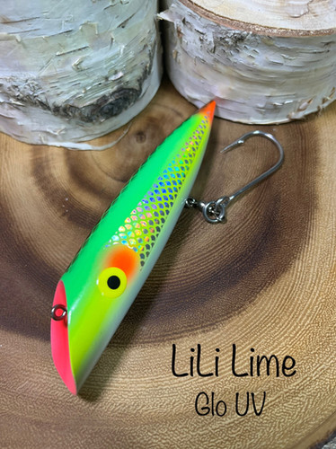 Lili Lime - Glo UV | Fishinator Lures