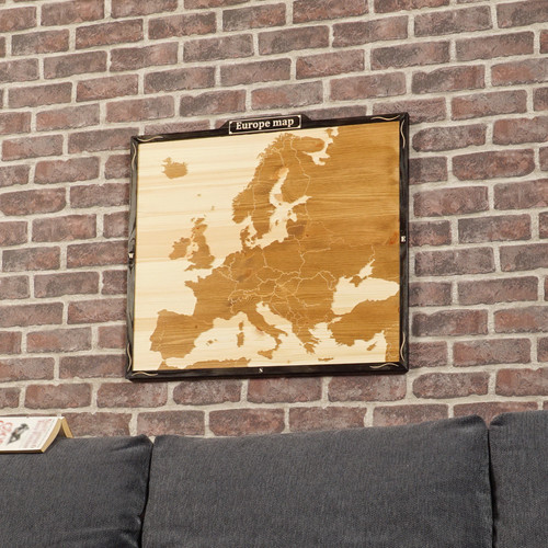 Traveler, Europe Wooden Map | PracticallyWood