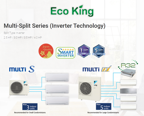 Multi-Split Series (Inverter Technology) | RGL Air Conditioning