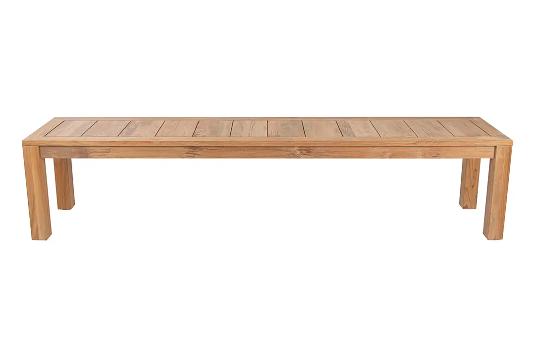 Parson Teak Backless Bench | websiteg