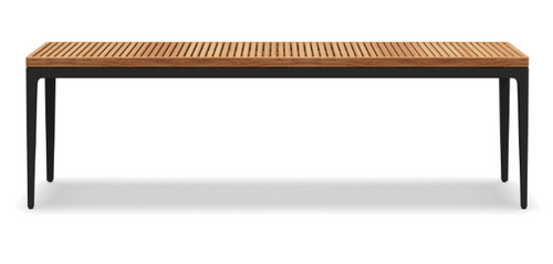 Large Grid Console Table- Teak | websiteg