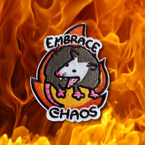 Embrace chaos patch | Snug Pigs Club