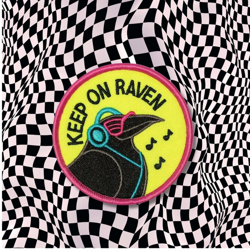 Keep on raven patch | Snug Pigs Club