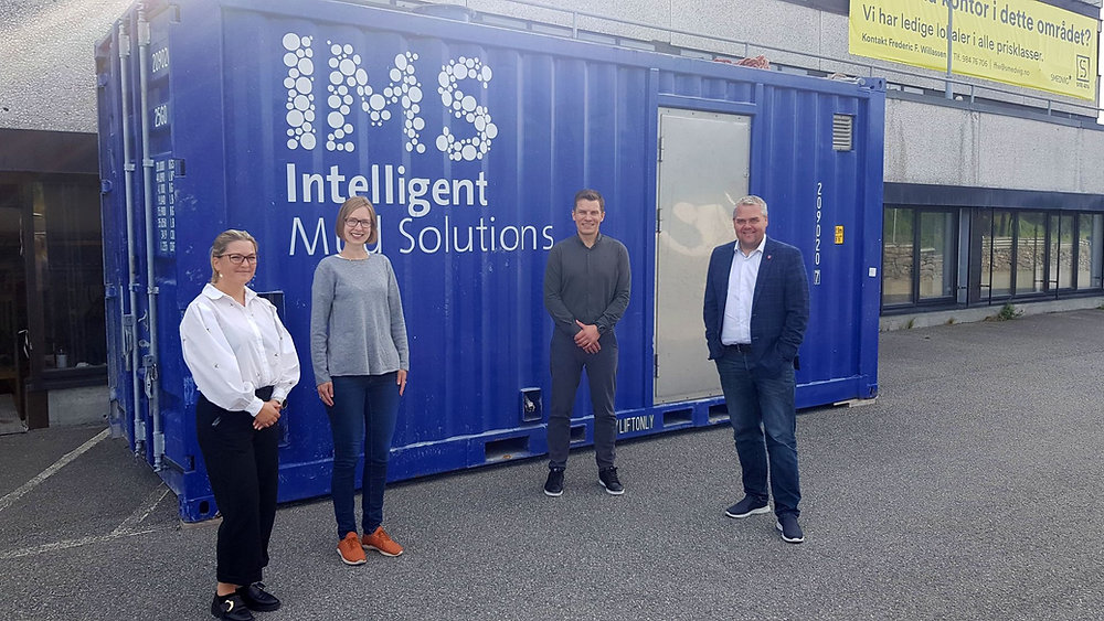 Ministry of Trade, Industry and Fisheries, Iselin Nybø, visit IMS