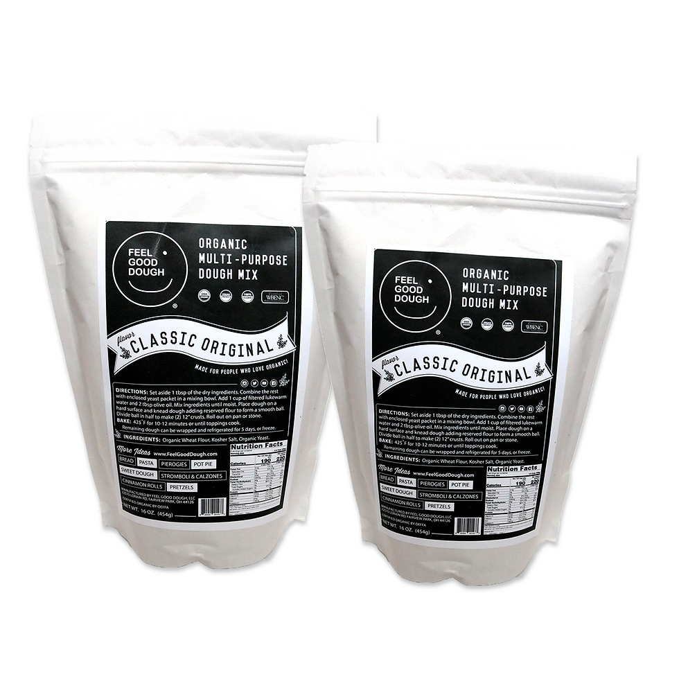Dry Dough Mixes | feelgooddough | Organic Breads