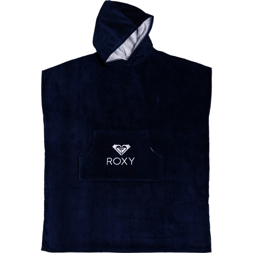 Roxy Ladies Hooded Stay Magical Poncho Mood Indigo | West Cornwall Surf