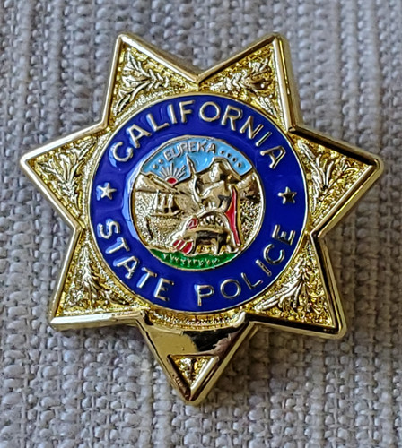 California State Police Lapel Pin/Tie Tac | California Badge