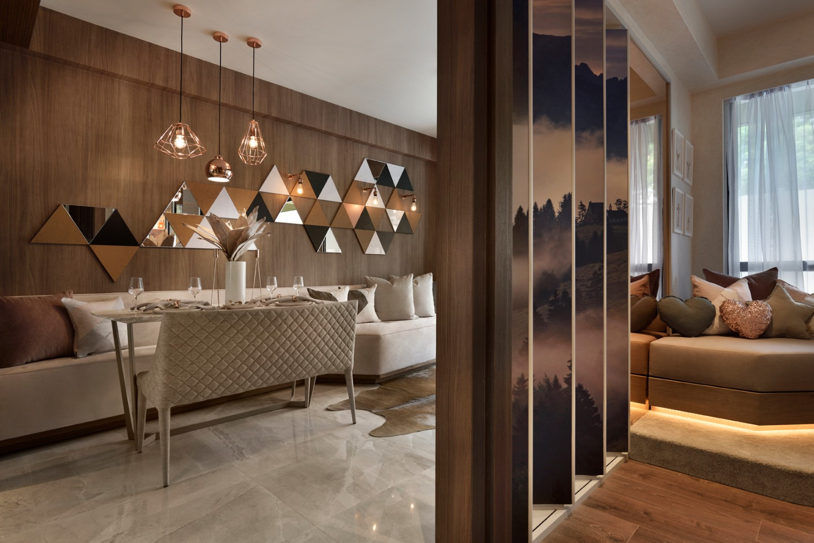 Residential Showroom Interior Design