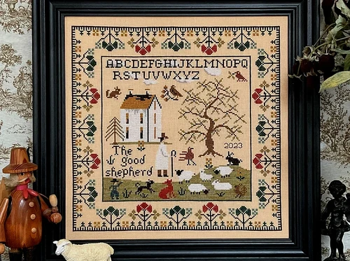 NEW: The Good Shepherd by The Sampler Company/Brenda Keyes | KittenStitcher