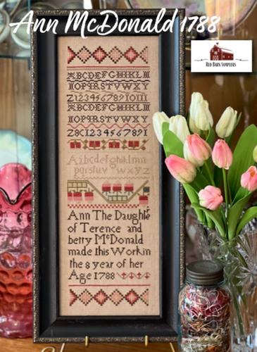Ann McDonald 1788 by Red Barn Samplers | KittenStitcher