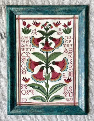 Fraktur Flowers by Kathy Barrick | KittenStitcher