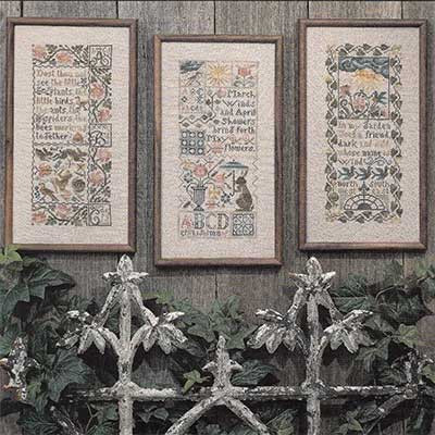 Spring Samplers by The Prairie Schooler | KittenStitcher