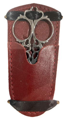 SILVER GIULIETTA EMBROIDERY SCISSORS with Marthena Scissor Sheath ...
