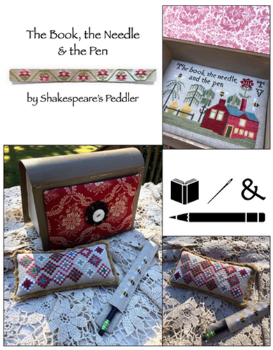 THE BOOK, THE NEEDLE, & THE PEN by Shakespeare's Peddler | KittenStitcher